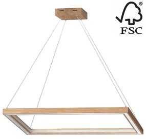 Spot-Light | Spot-Light 1027402300000-LED Stmívatelný lustr na lanku LEGNO 2xLED/33W/230V dub | SP1095