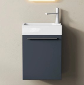 Design LED koupelnová skříňka s umyvadlem DOPORRO PISA vel.45cm WHITE Barva: eiche greige
