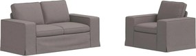 Set pohovek 2 ks Taupe textil 3407504