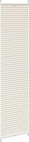 Plisovaná roleta 40 x 200 cm krémová 240620