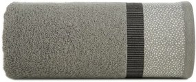 Ručník Marit 50x90 grafitové froté 485 g/m2 Eurofirany