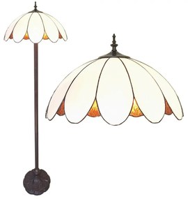 Stojací Tiffany lampa Stefanie – 46x166 cm