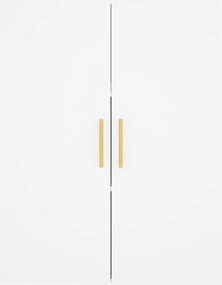 Skříň highboard bílá 69,5 x 34 x 180 cm kompozitní dřevo 3198137