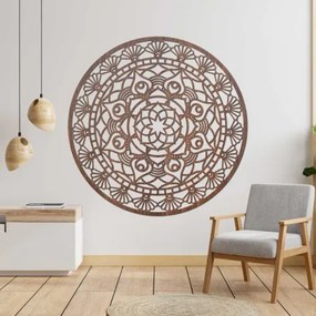 Dřevěná mandala harmonie – Elegantní dekorace na zeď I SENTOP HDF0176