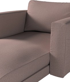 Potah na IKEA Norsborg šezlong s loketními opěrkami barva růžová látka pletený vzor