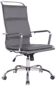 Kancelářská židle Bedford ~ koženka - Šedá