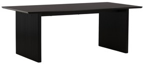 Jídelní stůl Vail, černý, 100x200