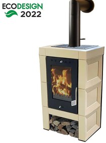 Kachlová kamna Modena II beige 6KW