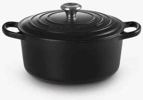 Le Creuset Signature - Pekáč kruhový s poklicí, objem 3,3 l, noir mat 21177220000430