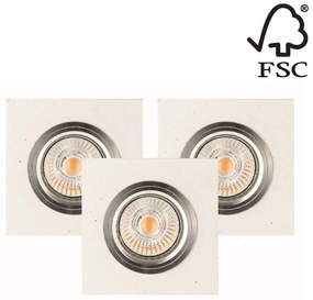 Spot-Light Spot-Light 2515337 - SADA 3x LED Podhledové svítidlo VITAR 1xGU10/5W/230V beton SP0749