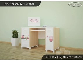 Psací stůl animals B01 sovičky