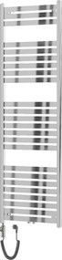 Mexen Uran, elektrické topné těleso 1800x600 mm + topná tyč 900 W, chromová, W105-1800-600-2900-01