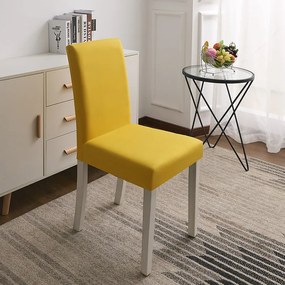 Elastické potahy na jídelní židle (10-20) Barva: Žlutá