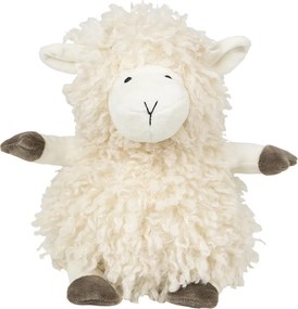 Bílá dveřní zarážka kudrnatá ovečka Sheep - 12*11*22 cm