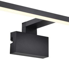 Černé LED svítidlo nad zrcadlo Marlee 9W - Teplá bílá  - Nordlux
