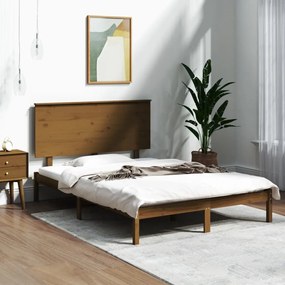 vidaXL Rám postele masivní borovice 120 x 200 cm [3104798] Barva: medová hnědá