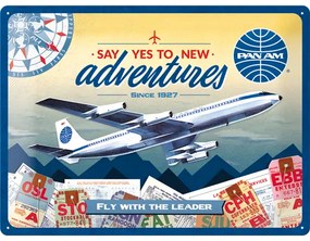 Postershop Plechová cedule: Pan Am (New Adventures) - 30x40 cm