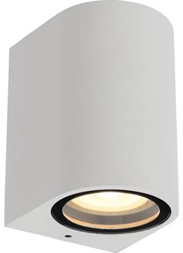 Lucide 69801/01/31 - Venkovní nástěnné svítidlo ZARO 1xGU10/35W/230V IP44 bílá