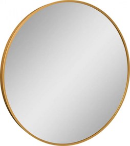 Olsen Spa Zrcadlo bez osvětlení DAHLEN GOLD Průměr - 70 cm OLNZDAH70G