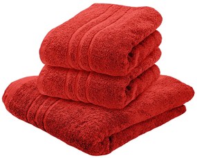 Ručník Comfort 50 x 100 cm červený, 100% bavlna
