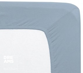 Florella Prostěradlo Organic Cotton Jersey  Kristallblau, 90-100x200 cm