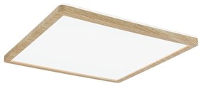 Paulmann 71035 Atria Shine, stropní svítidlo s korónou, 16W LED 4000K, 29,3x29,3cm, dřevěný vzhled, IP44