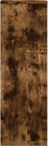 Stojany na rostliny 2 ks kouřový dub 33 x 33 x 100 cm kompozit 3307886