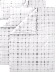 Livarno® Sada ložního povlečení z jemného flanelu, 140 x 200 cm, 70 x 90 cm, 2dílná, kostka