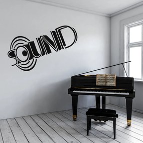 Samolepka na zeď - Sound (60x29 cm) - PopyDesign