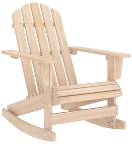 Zahradní houpací křeslo Adirondack masivní jedlové dřevo 315882