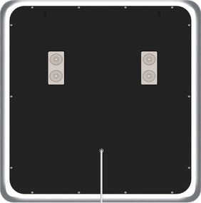 Koupelnové zrcadlo Jericho 80x80 s Bluetooth – čiré sklo