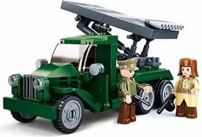 Sluban WWII M38-B0975 Bitva o Budapešť Ruský raketomet / LEGO-kompatib
