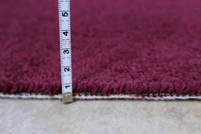 Vopi, Metrážový koberec Eton fialový 48 - neúčtujeme odřezky z role, na míru, šíře 2m,3m,4m, fialová, filc, ložnice