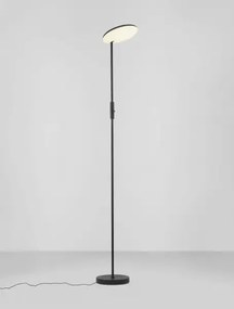 LED stmívatelná černá stojací lampa Notos
