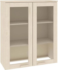 Nástavec na komodu HAMAR medově hnědý 85 x 35 x 100 cm borovice 340504