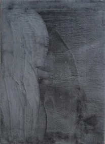 BE Koberec Cozy 1453 DARK GREY - šedý obdélníkový Rozměr: 80x150 cm