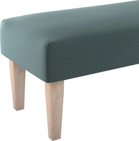 Dlouhá lavička 100x40cm barva zelená látka sametová