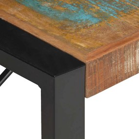 Konferenční stolek 140 x 70 x 40 cm masivní recyklované dřevo 321585
