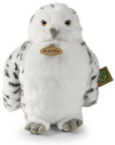 Rappa Plyšová sova/sovice sněžná s otáčející hlavou 28 cm ECO-FRIENDLY