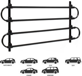 Mříž do auta pro přepravu psa fudajo – 40 cm, 83-145 cm (61945)
