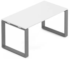 Konferenční stolek Creator 120 x 60 cm, grafitová podnož / Bílá