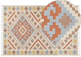 Bavlněný kelimový koberec 200 x 300 cm vícebarevný ATAN Beliani