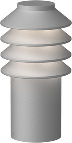 Zahradní lampa Bysted LED 3000K s kolíkem bez adaptéru S šedá