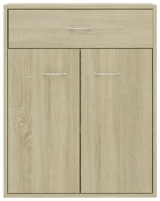 vidaXL Marketos Příborník dub sonoma 60 x 30 x 75 cm kompozitní dřevo