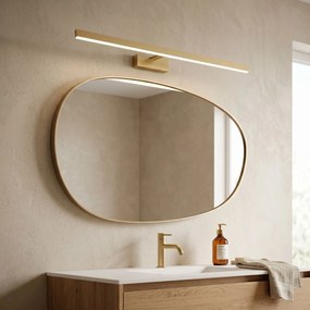 Toolight Rea, Koupelnové nástěnné LED svítidlo SWE009-1W 73cm BRUSH GOLD, OSW-20108