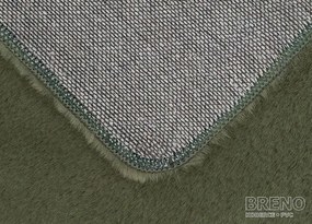 Breno Kusový koberec POUFFY 5100 Green – tmavě zelený, 120x170 cm, Zelená