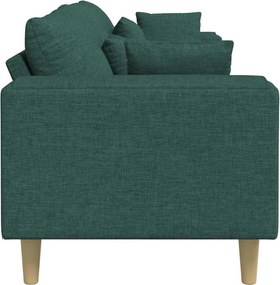 Pohovka Tmavě zelená 250 x 77 x 76 cm textil 3335147