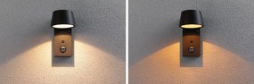 P 94714 LED venkovní nástěnné svítidlo Smart Home Zigbee Capea pohybové čidlo neláká hmyz IP44 96x153mm CCT 6W 230V 98° antracit - PAULMANN