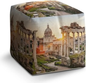 Sablio Taburet Cube Řím Forum Romanum - 60x60x60 cm