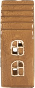 Perníková chaloupka na čajovou svíčku Gingerbread Cott - 8*7*16 cm